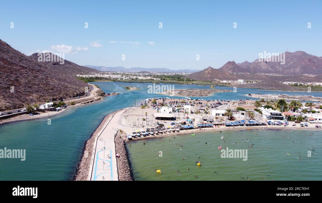 DRONE PHOTOGRAPHY IN GUAYMAS SONORA MEXICO Stock Photo - Alamy