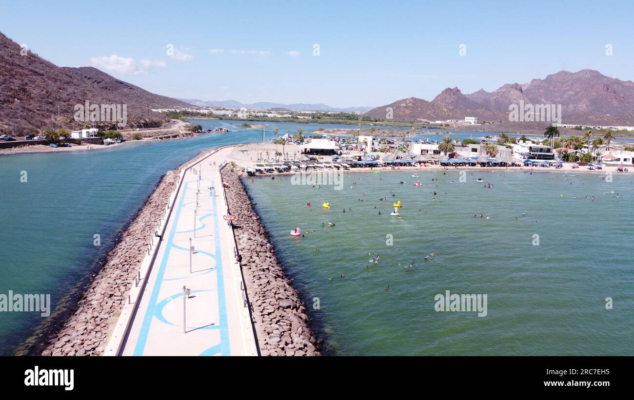 DRONE PHOTOGRAPHY IN GUAYMAS SONORA MEXICO Stock Photo - Alamy