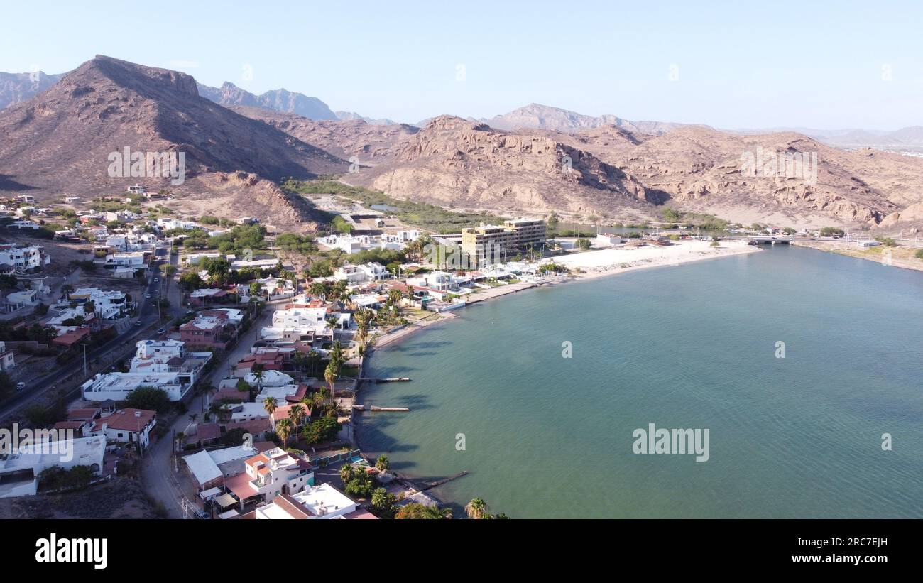 DRONE PHOTOGRAPHY IN SAN CARLOS SONORA MEXICO Stock Photo - Alamy