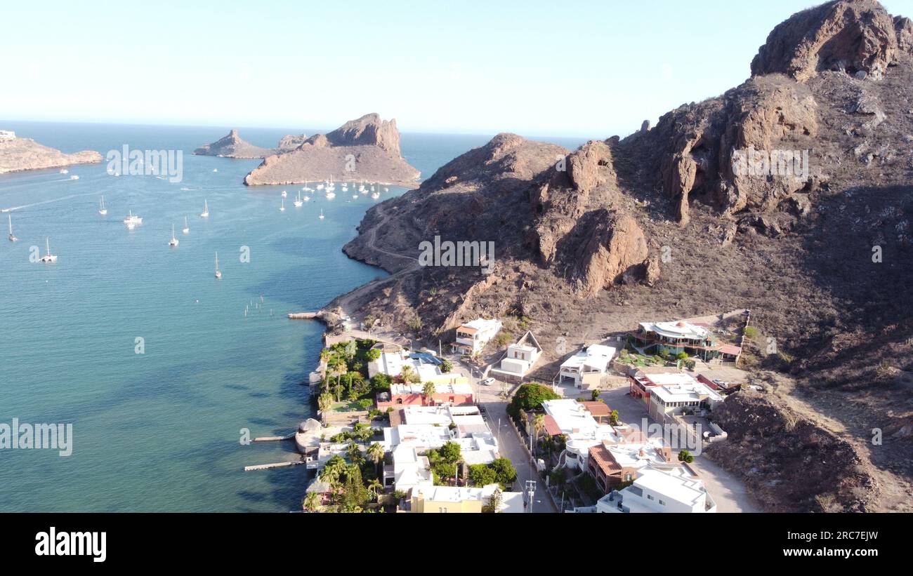DRONE PHOTOGRAPHY IN SAN CARLOS SONORA MEXICO Stock Photo - Alamy
