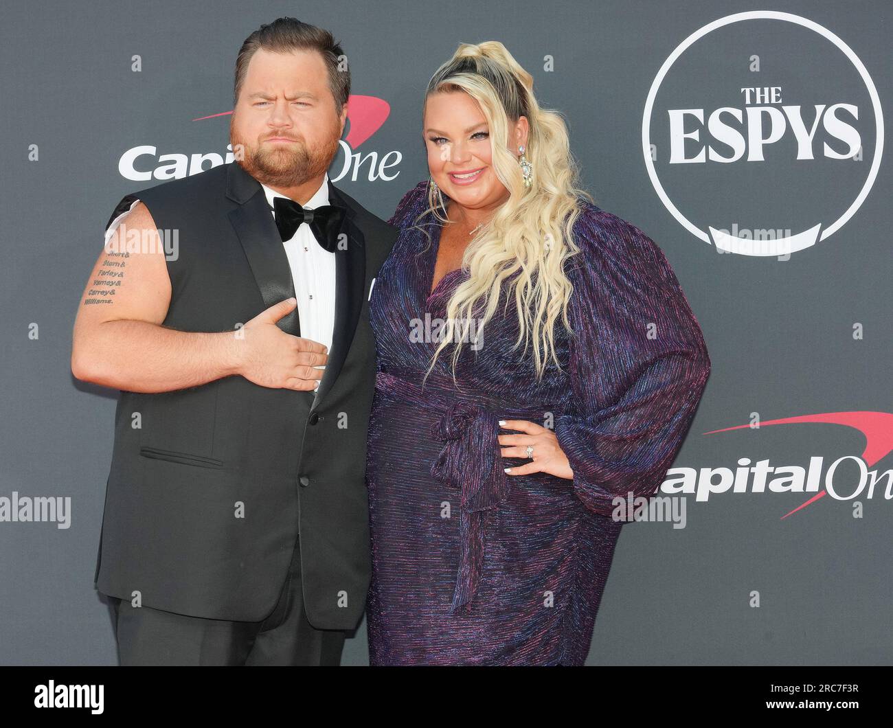 Los Angeles, USA. 12th July, 2023. (L-R) Paul Walter Hauser and Amy ...