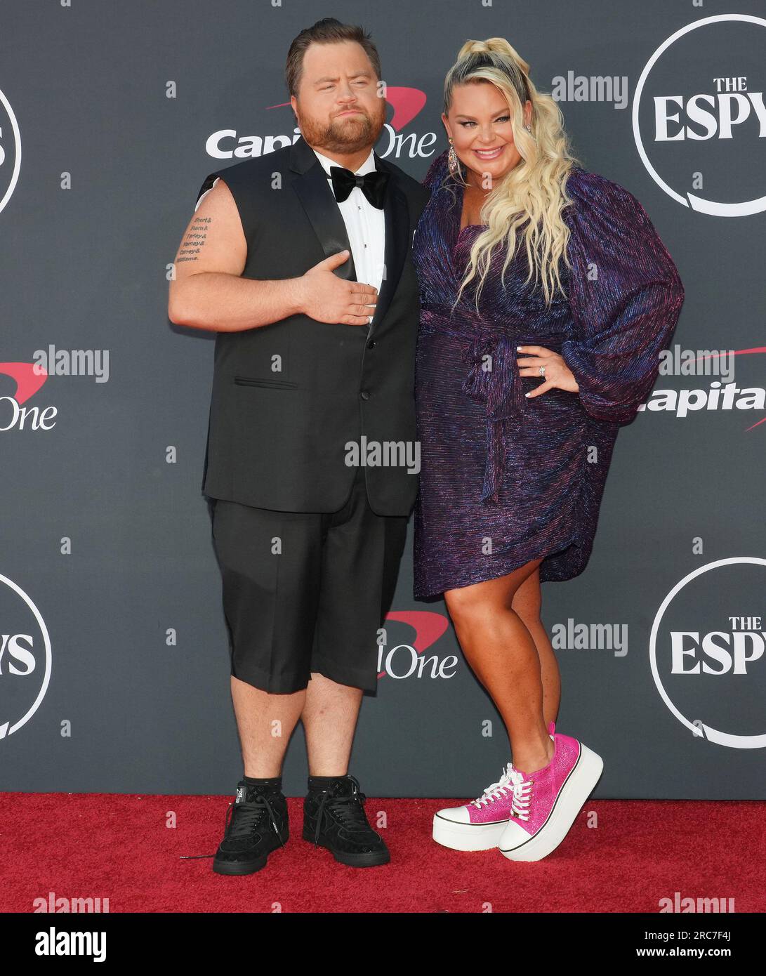 Los Angeles, USA. 12th July, 2023. (L-R) Paul Walter Hauser and Amy ...