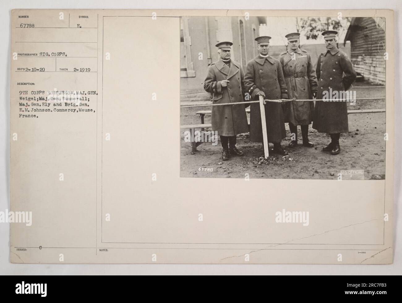 Brig gen e m johnson hi-res stock photography and images - Alamy