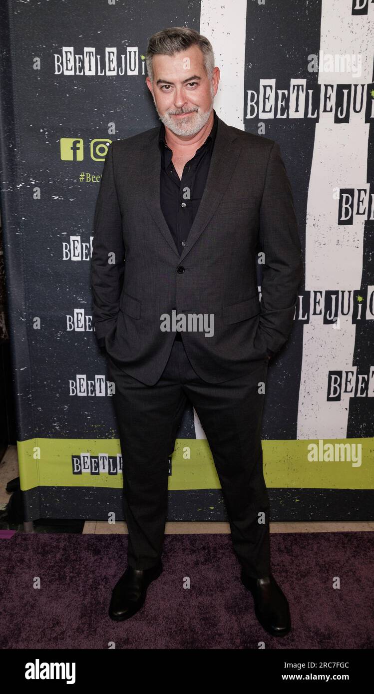 Jesse Sharp arrives at the premiere of "Beetlejuice" The Musical LA ...