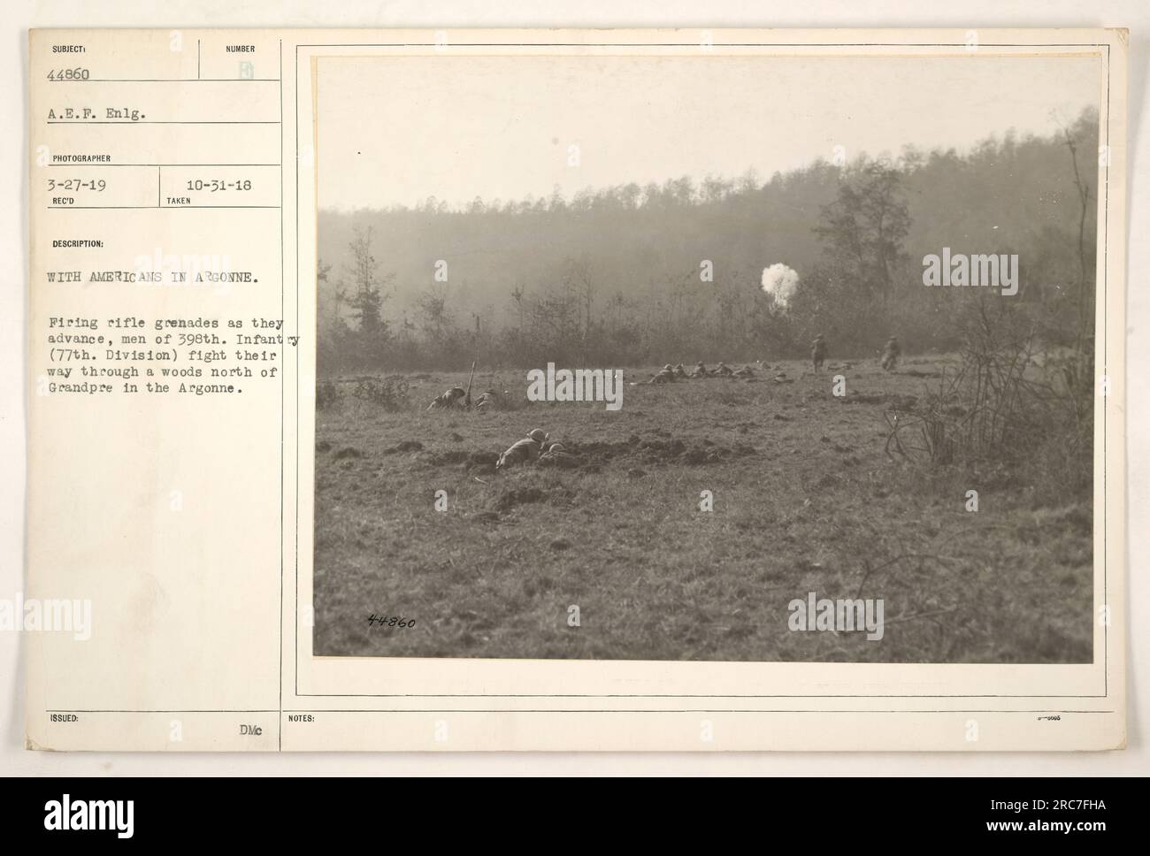 American soldiers from the 398th Infantry Regiment (part of the 77th ...