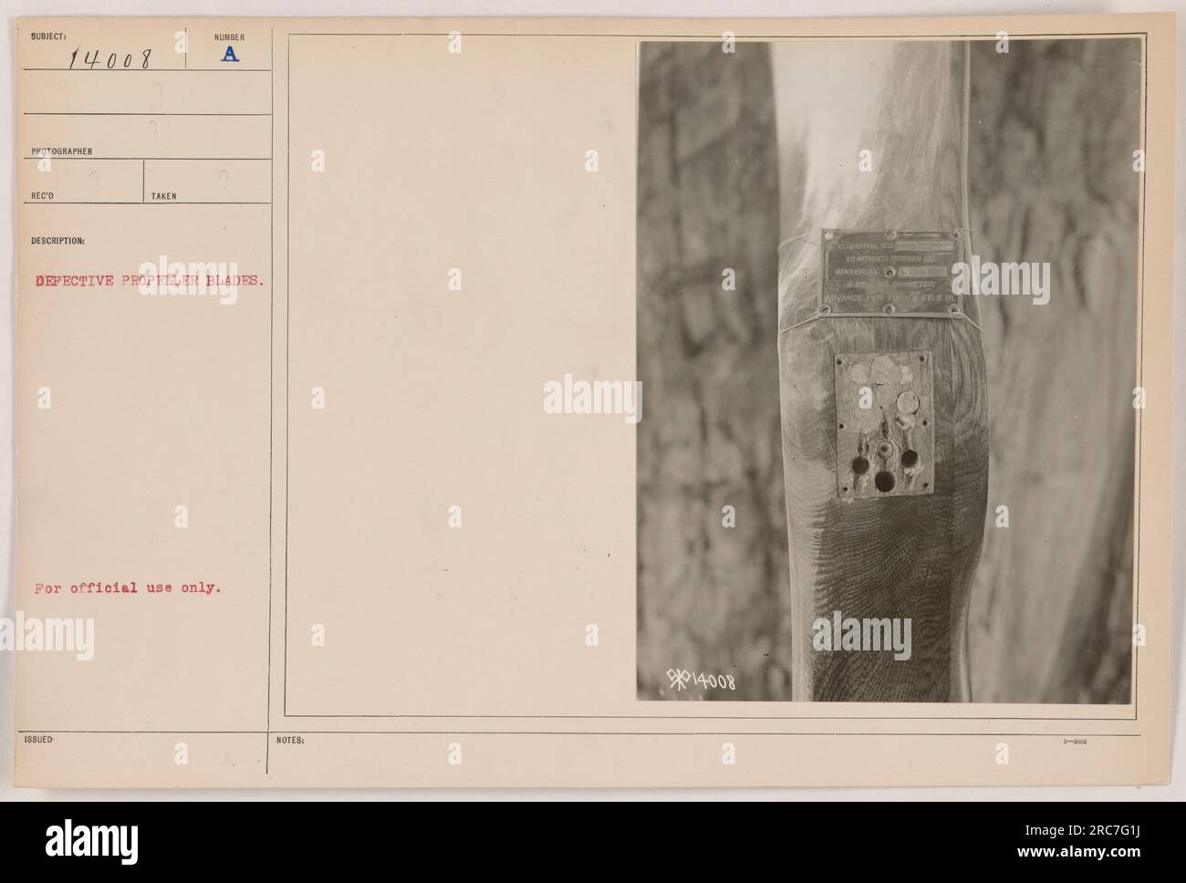 Defective propeller blades hi-res stock photography and images - Alamy