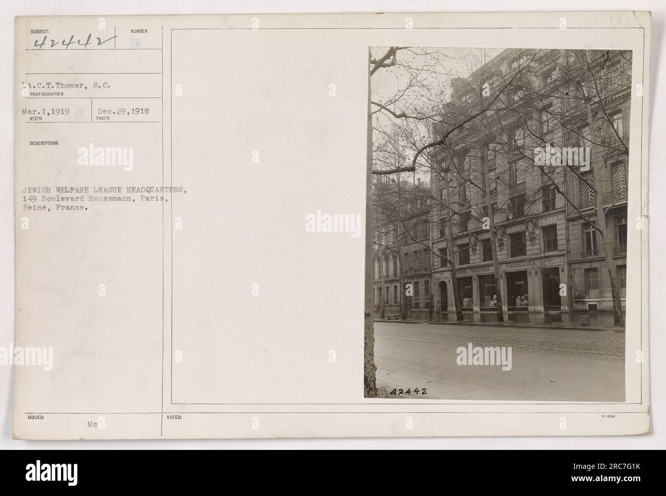 149 boulevard haussmann hi-res stock photography and images - Alamy