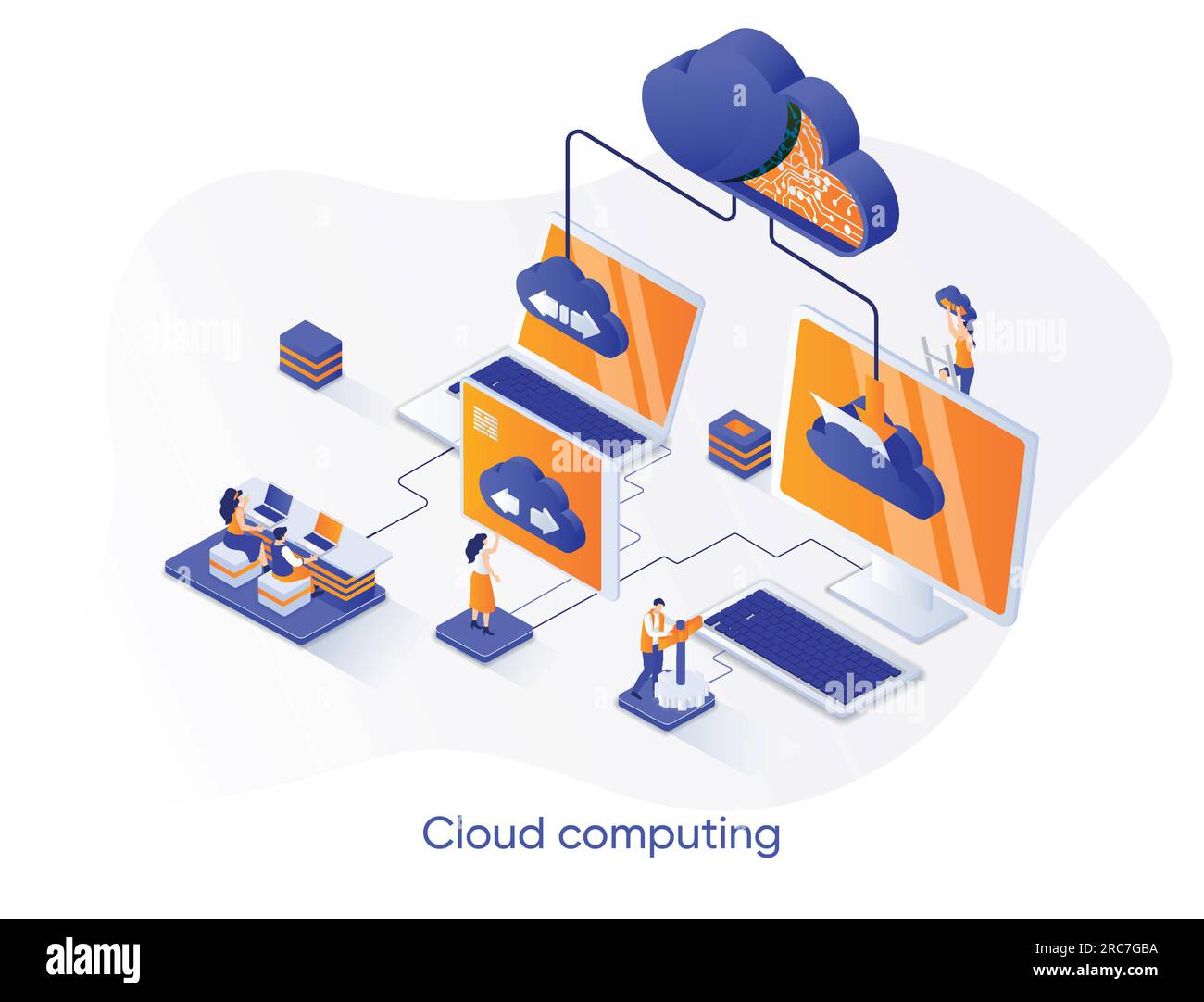Concept big data Stock Vector Images - Alamy