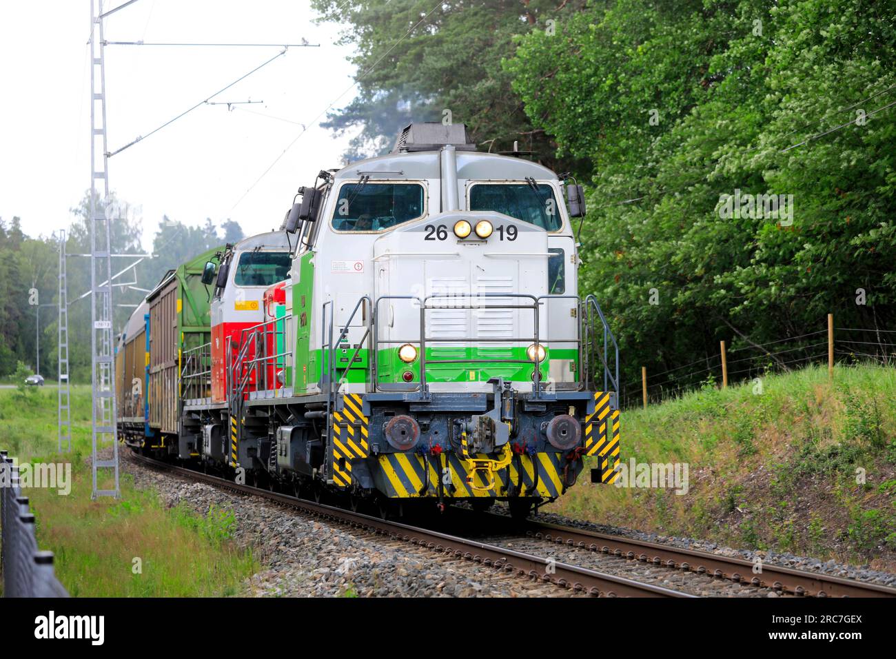 Diesel freight train engine hi-res stock photography and images - Alamy