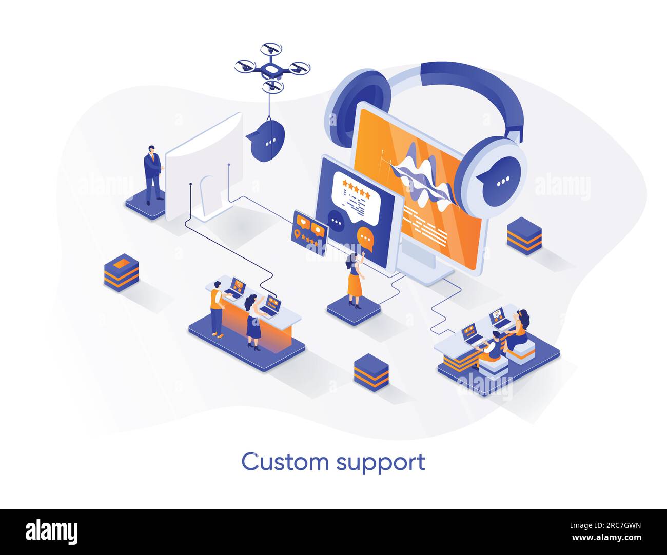 Online customer Stock Vector Images - Alamy