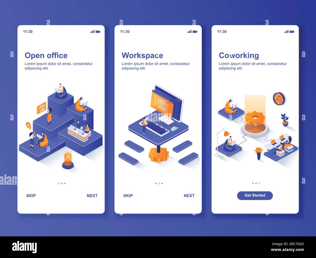 Onboarding ui hi-res stock photography and images - Alamy