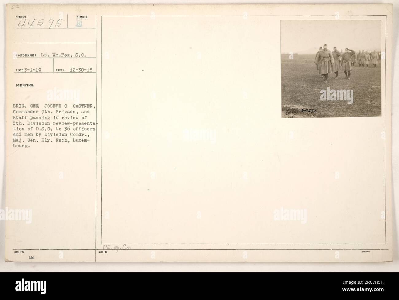 Maj gen ely esch hi-res stock photography and images - Alamy