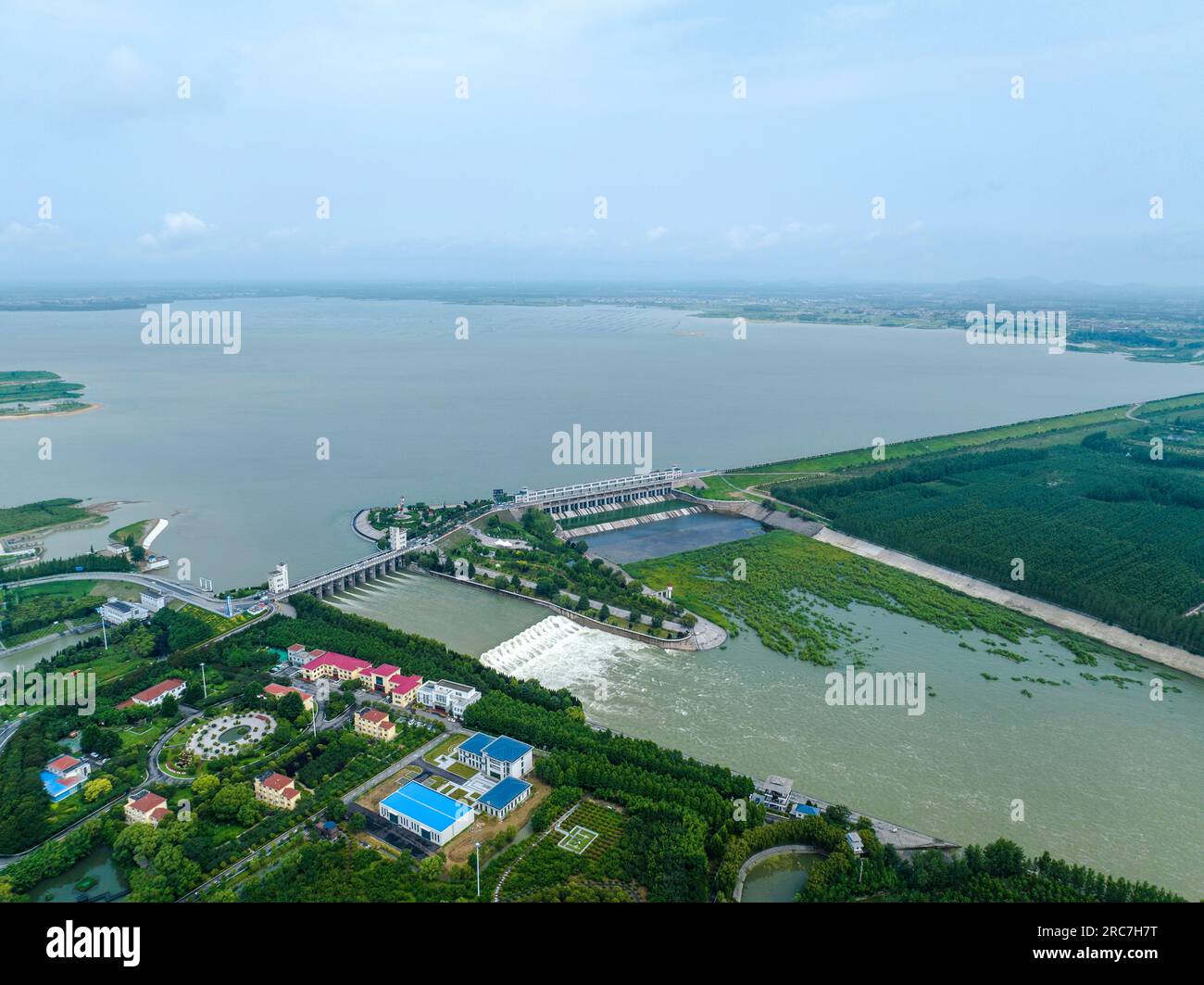 LIANYUNGANG, CHINA - JULY 13, 2023 - Aerial photo taken on July 13 ...
