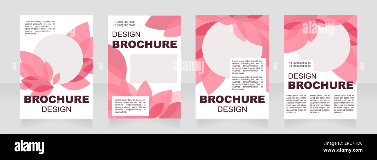 Seasonal event blank brochure layout design Stock Vector Image & Art ...