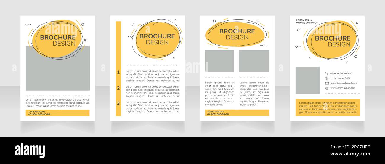 Promo campaign blank brochure layout design Stock Vector Image & Art ...