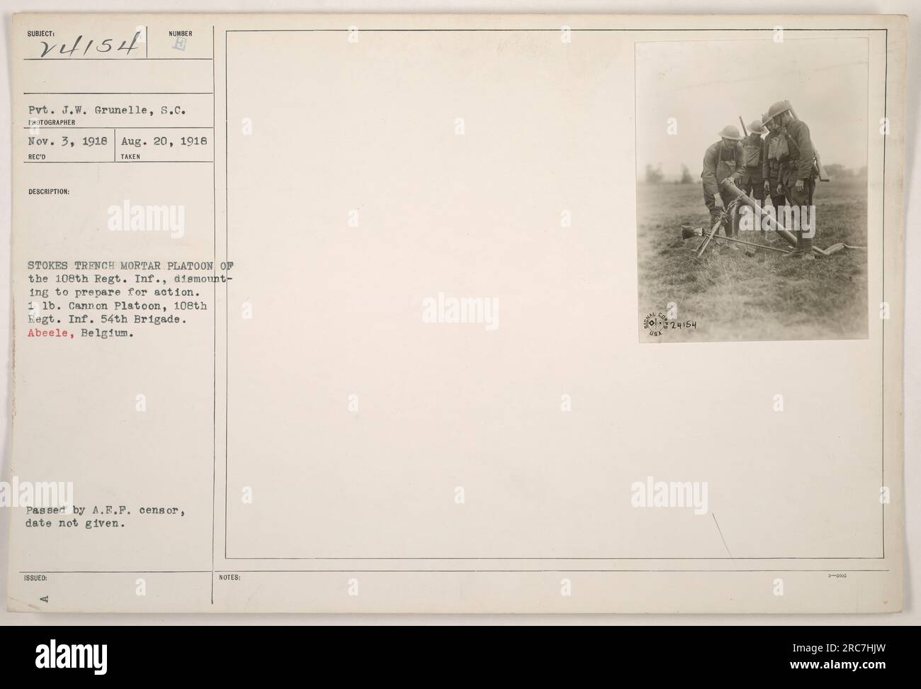 108th regiment infantry hi-res stock photography and images - Alamy