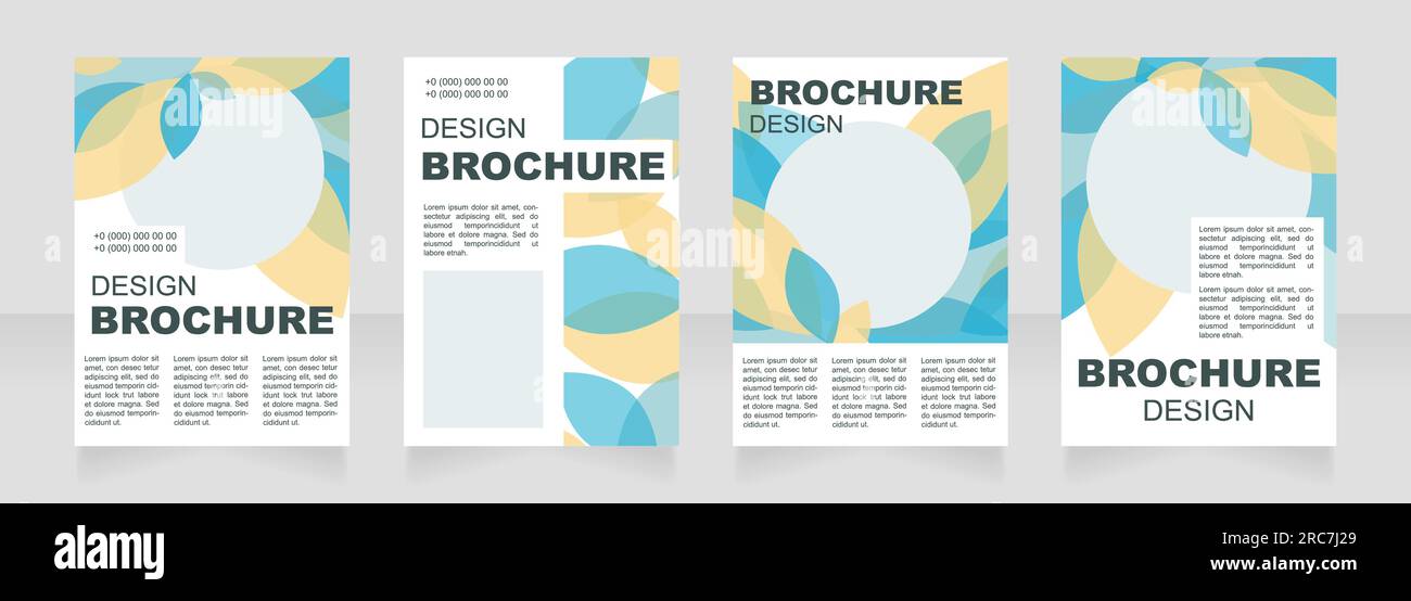 Summer event blank brochure layout design Stock Vector Image & Art - Alamy