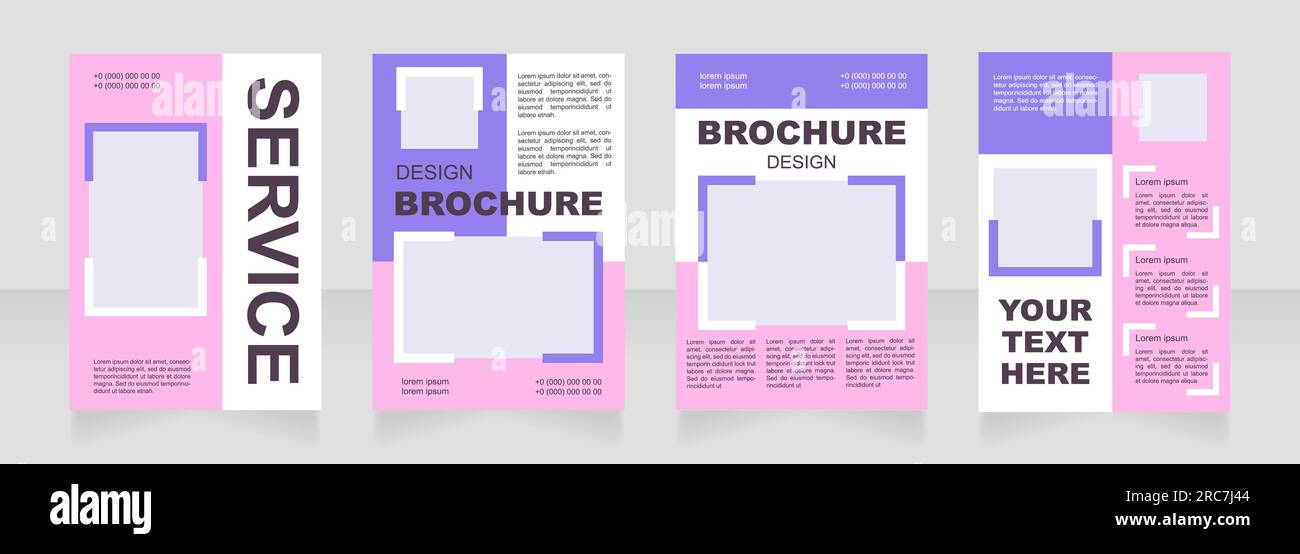 Fashion agency blank brochure layout design Stock Vector Image & Art ...