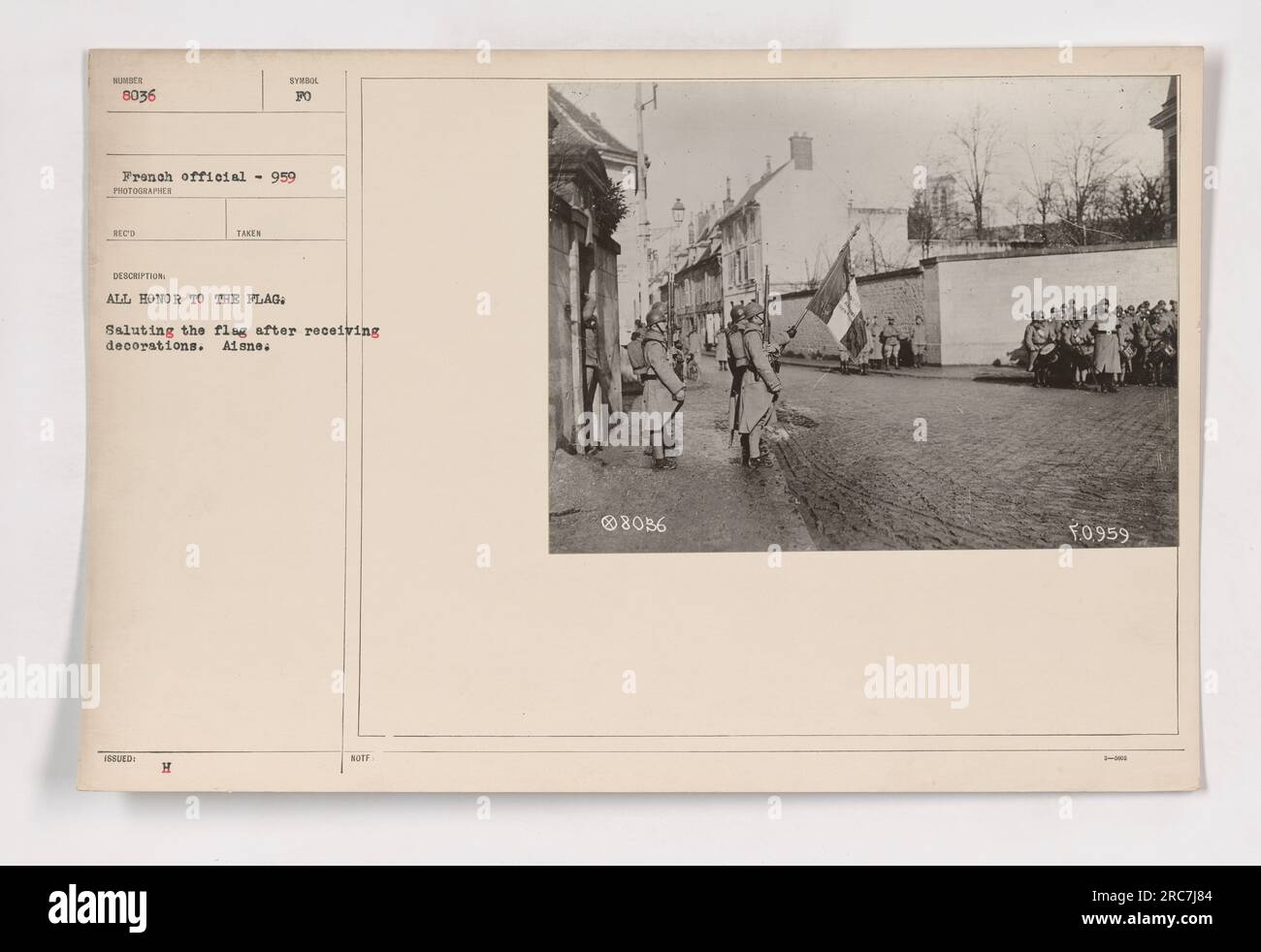 Receiving flag hi-res stock photography and images - Alamy