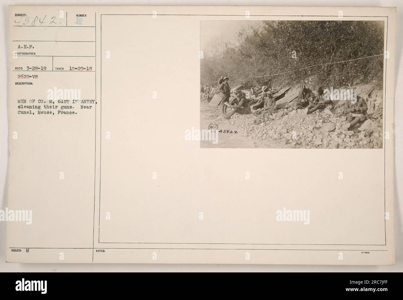 Co m 61st infantry hi-res stock photography and images - Alamy