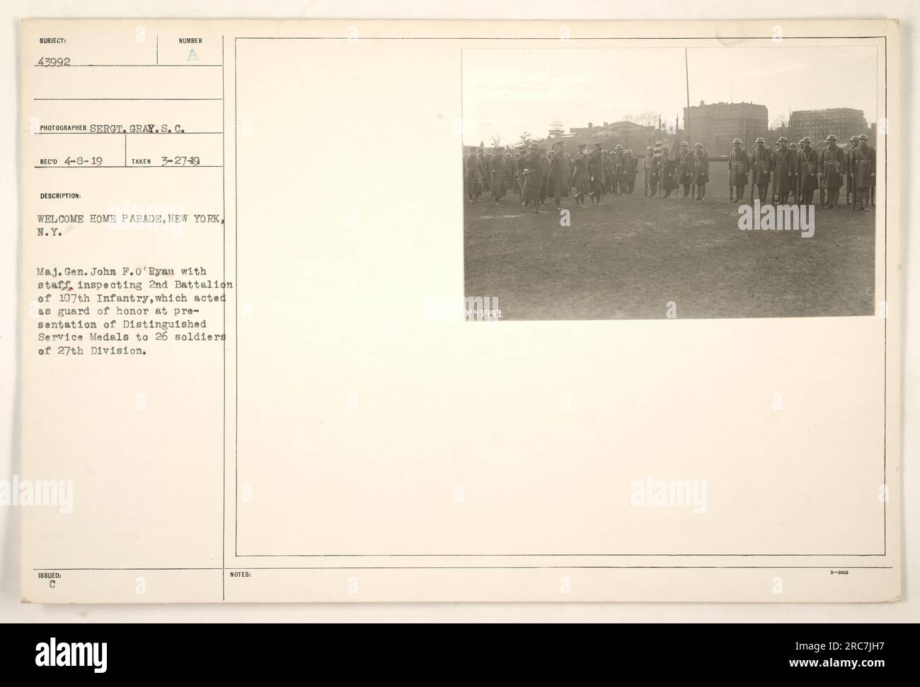 107th infantry hi-res stock photography and images - Alamy