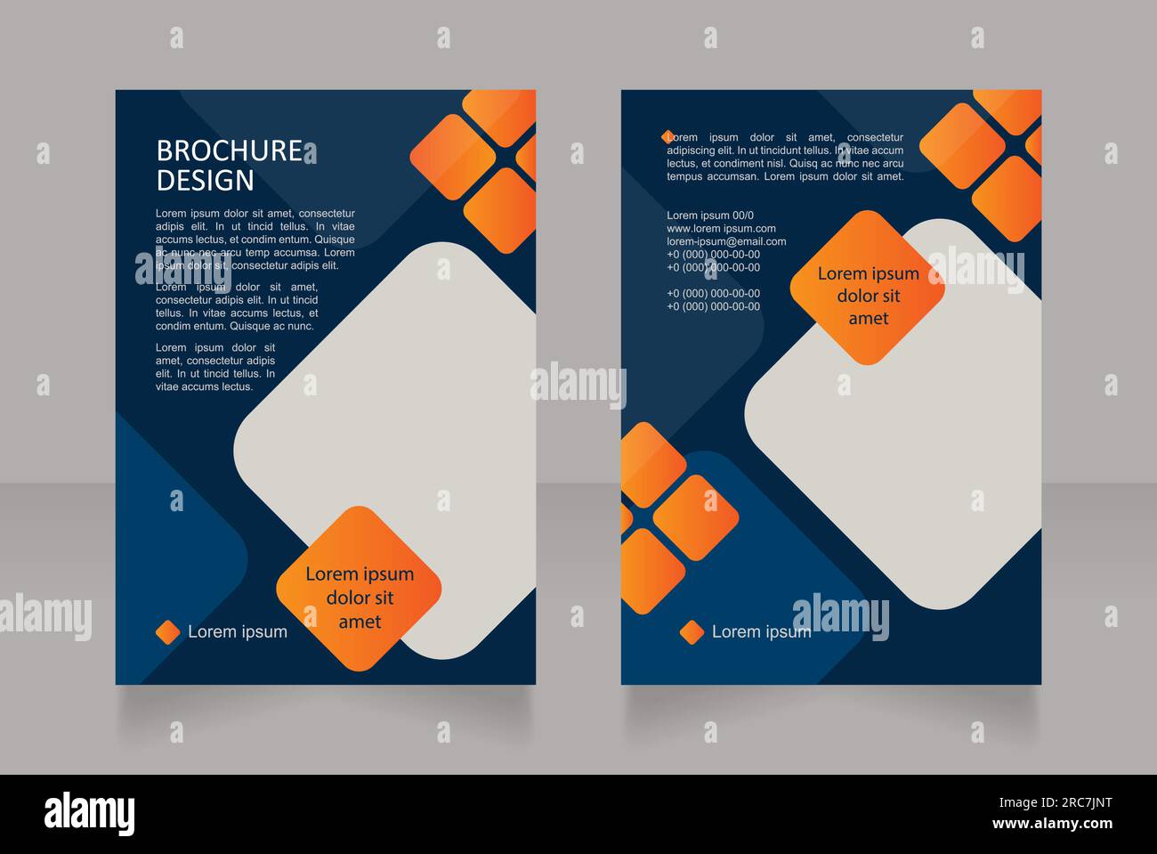 Banking service for legal entity blank brochure layout design Stock ...