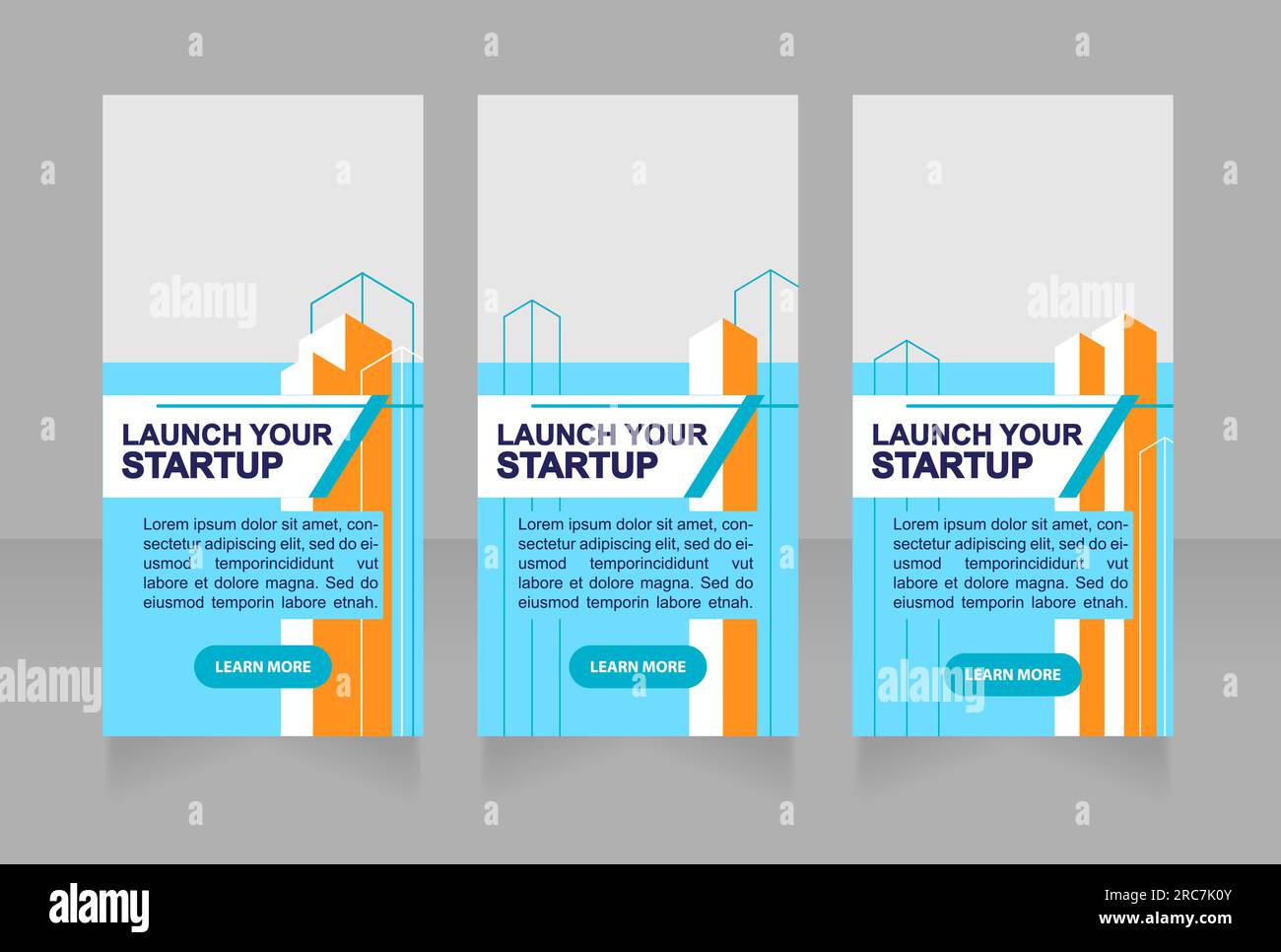 New product launch web banner design template Stock Vector Image & Art ...