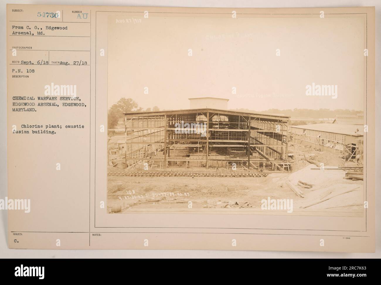 Chemical Warfare Service, Edgewood Arsenal, Edgewood, Maryland. This ...
