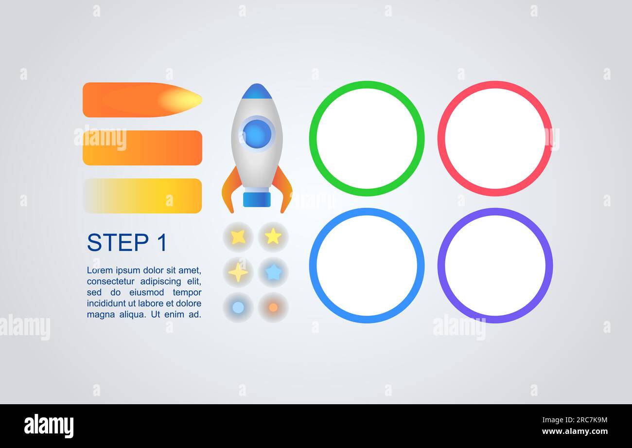 Building startup infographic chart design element set Stock Vector ...