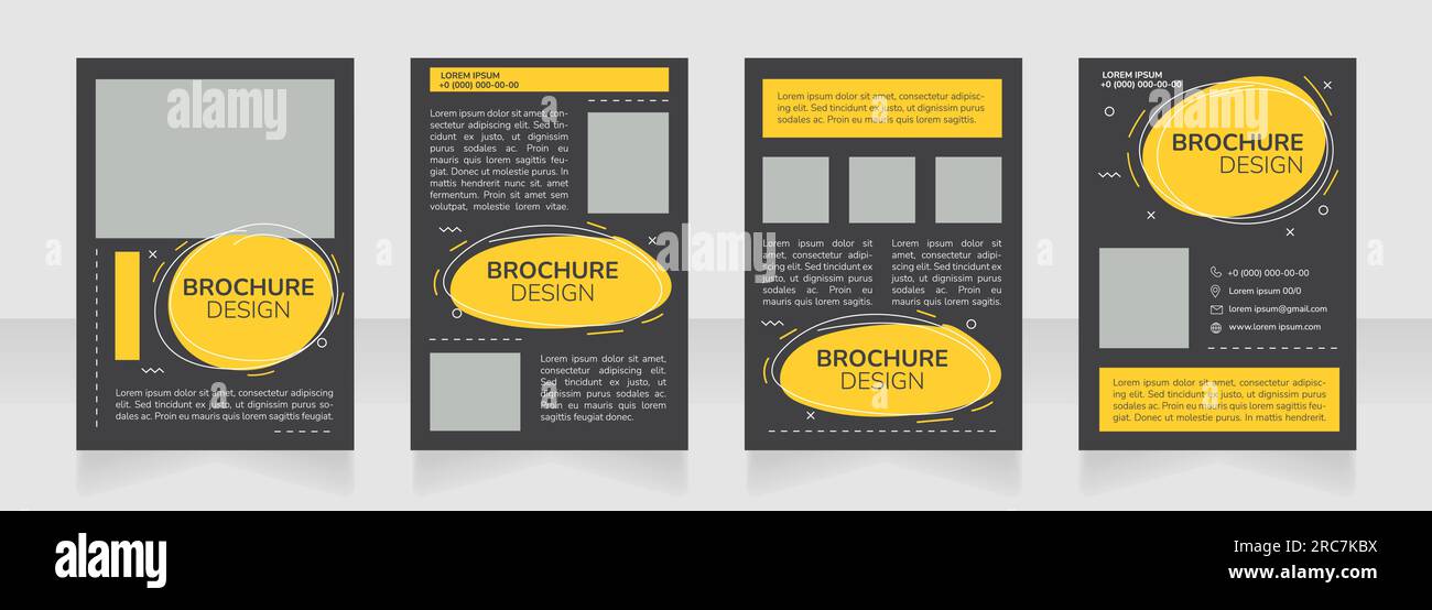 Marketing blank brochure layout design Stock Vector Image & Art - Alamy