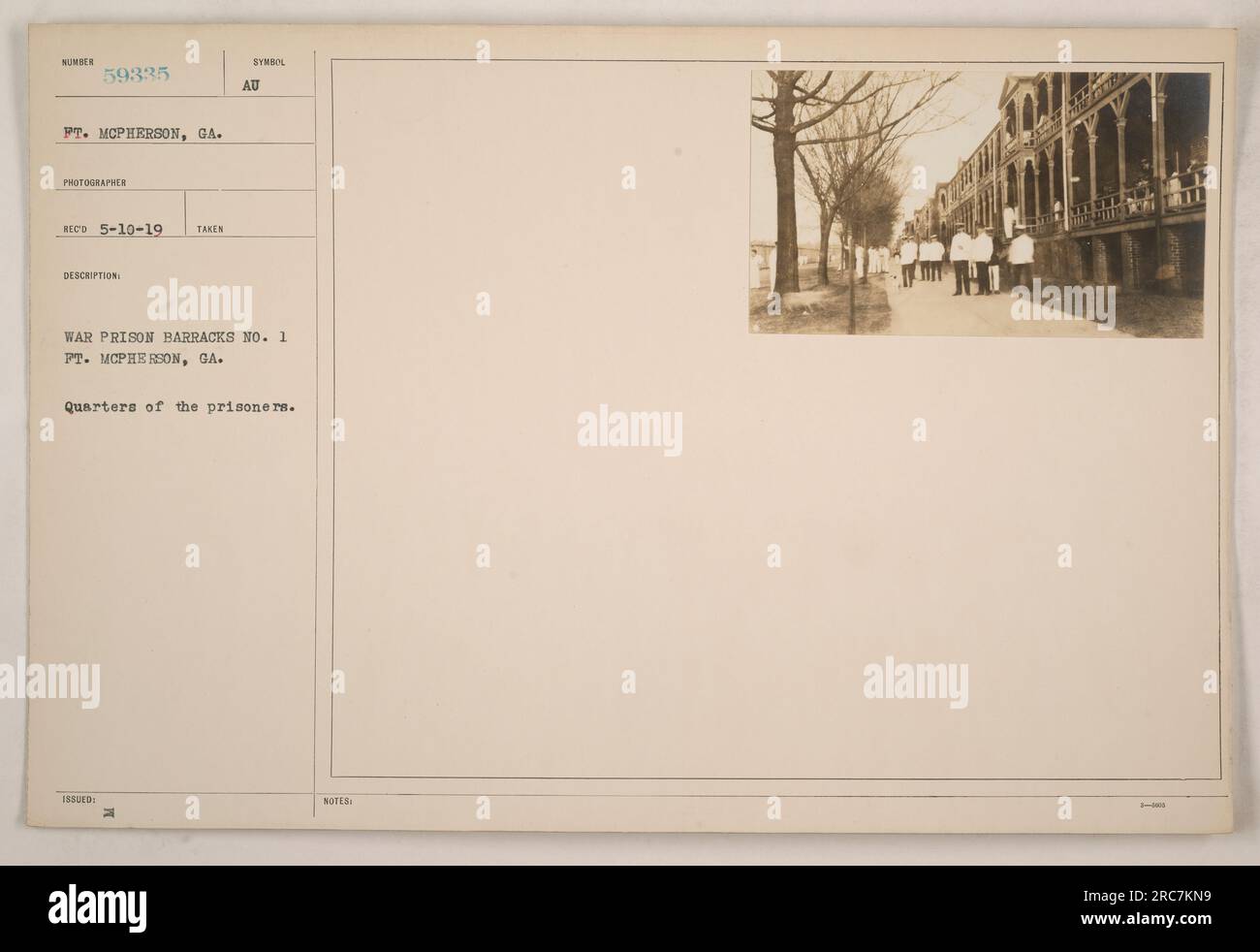 Issued au war prison barracks hi-res stock photography and images - Alamy