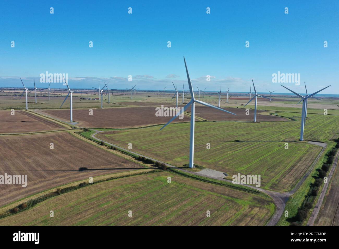 File photo dated 06/10/21 of a general view of a wind farm, as Scotland ...