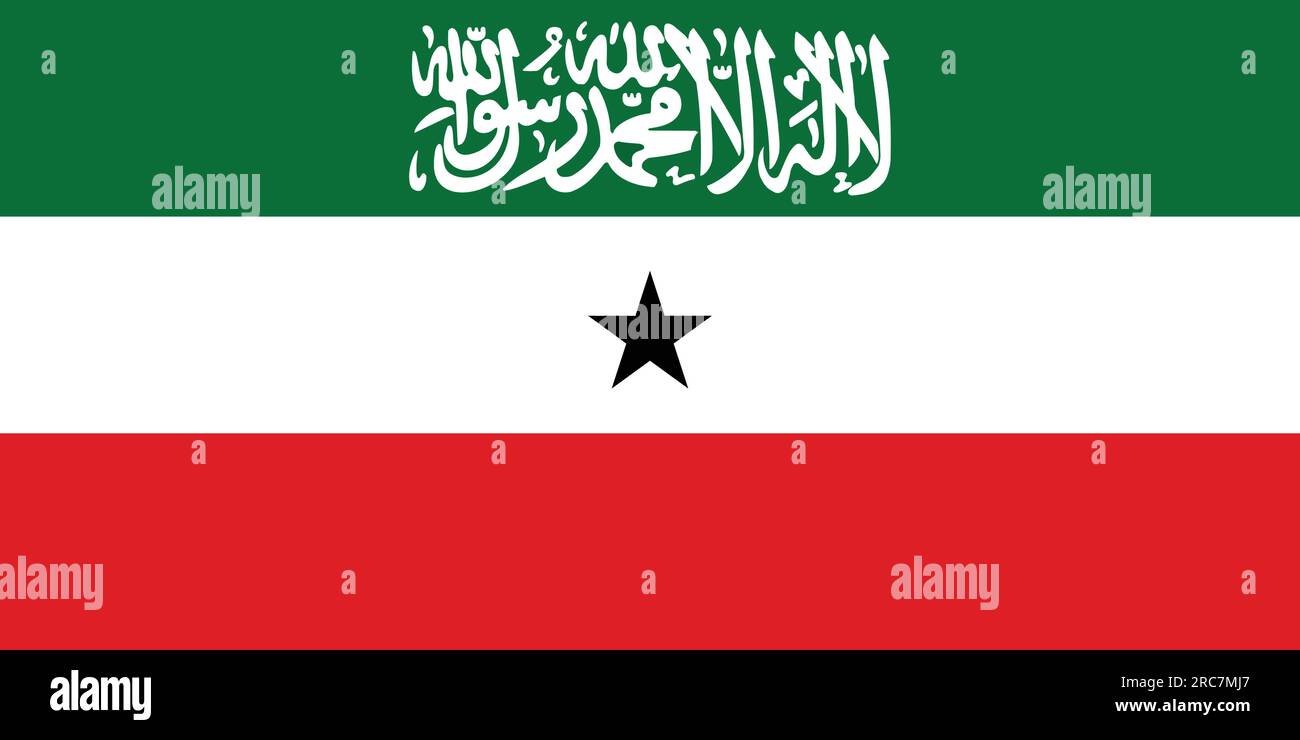 Flag of Somaliland - Vector illustration Stock Vector Image & Art - Alamy