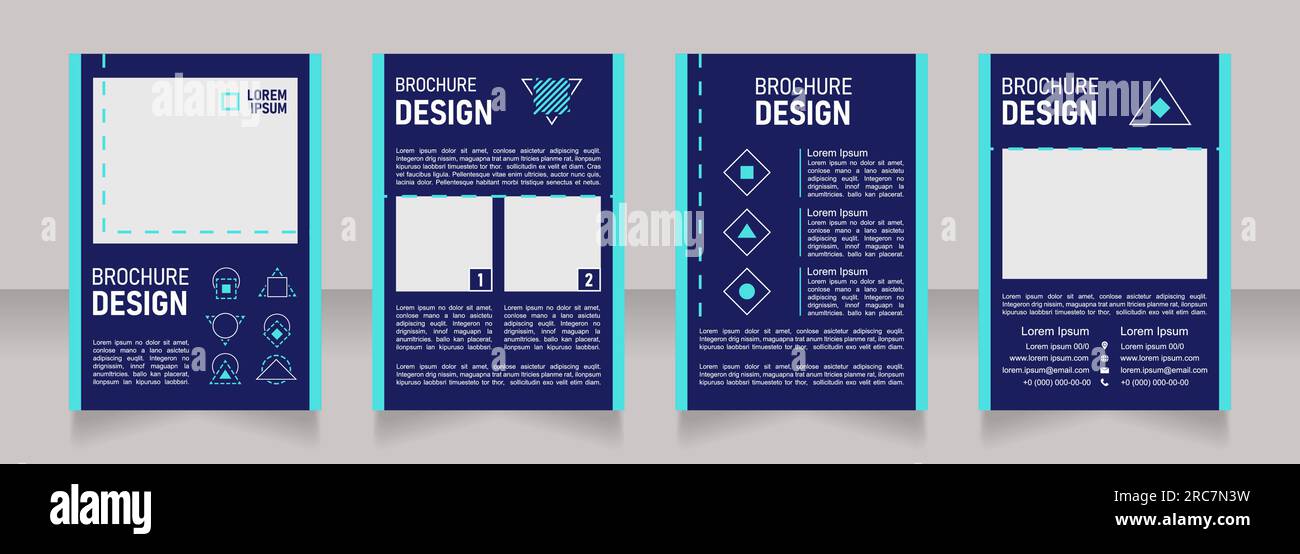 Service blank brochure design Stock Vector Image & Art - Alamy