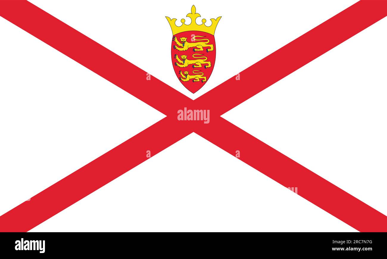 Jersey national flag background Stock Vector Images - Alamy