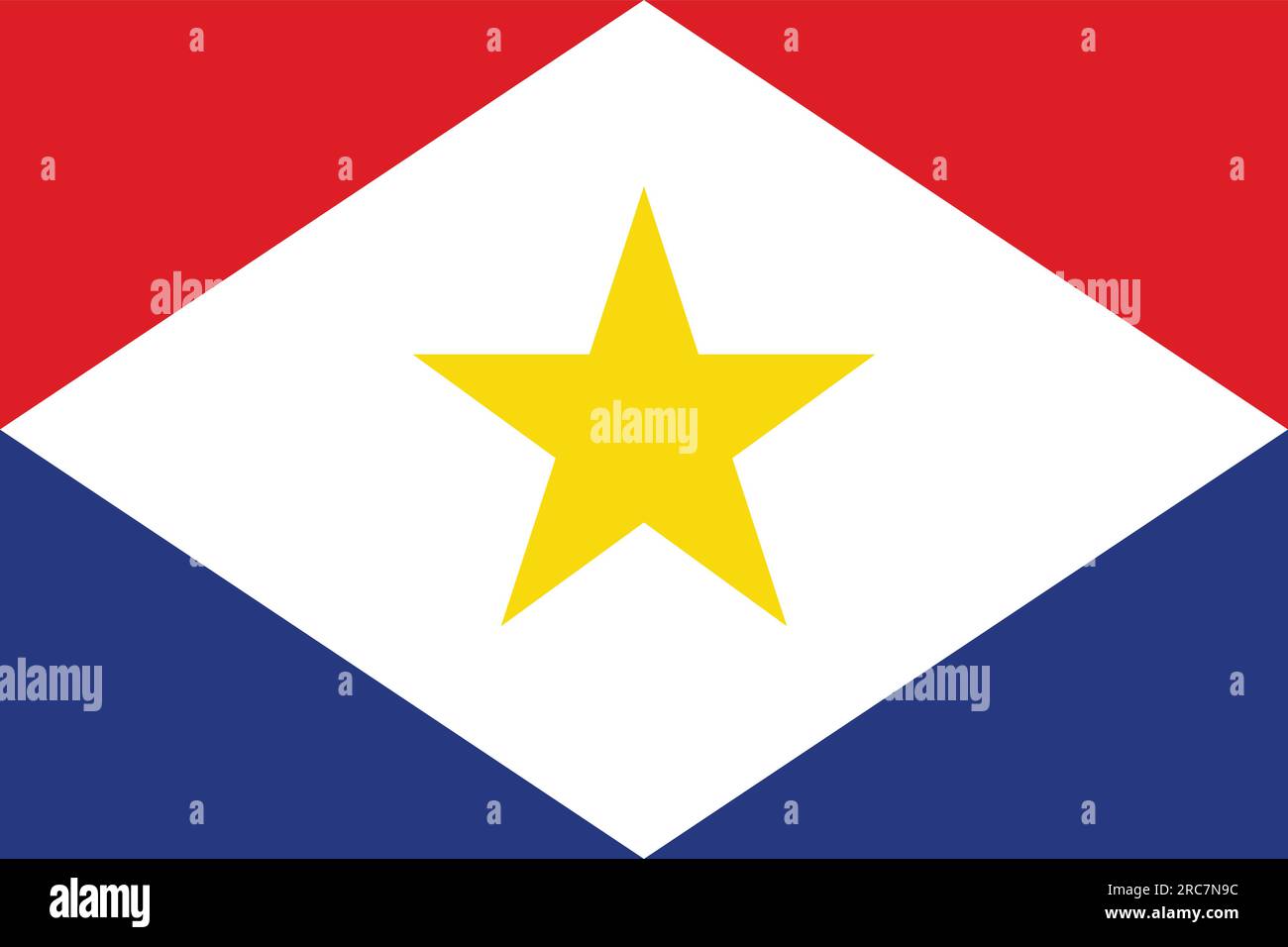 Saba island map Stock Vector Images - Alamy