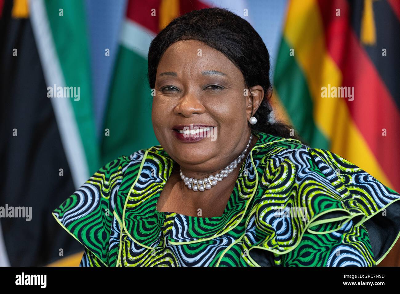 Auxillia Amai Mnangagwa, First Lady of the Republic of Zimbabwe attends ...