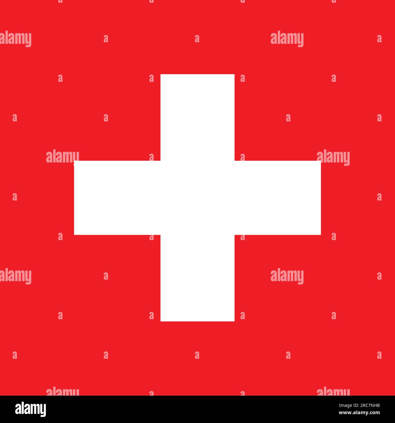 Flag of Switzerland - Vector illustration Stock Vector Image & Art - Alamy