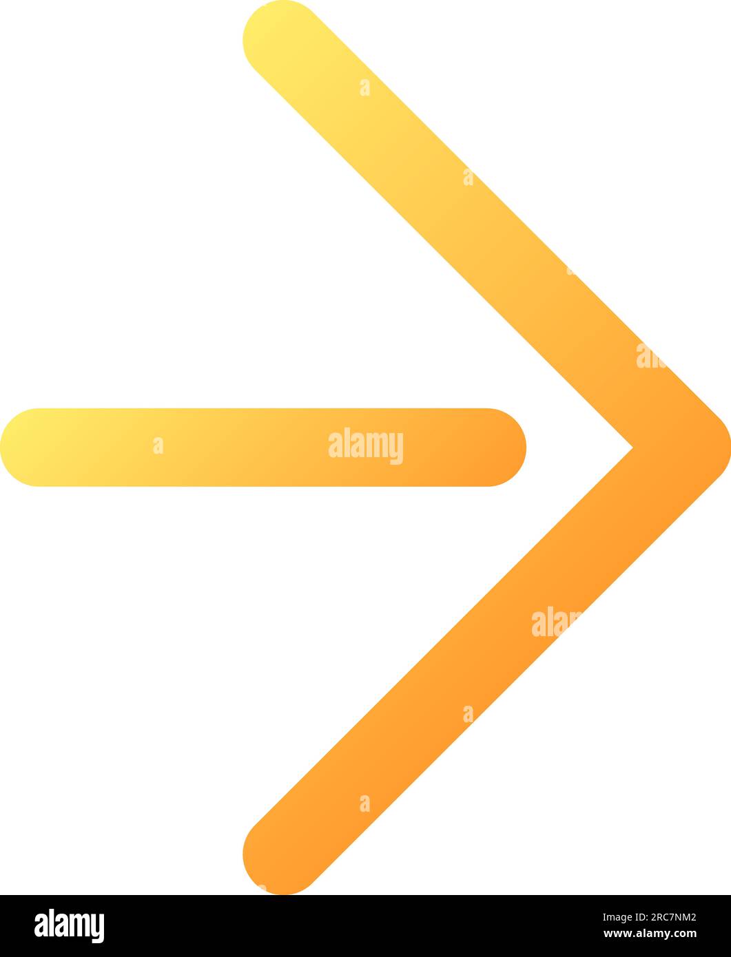 Move forward pixel perfect flat gradient color ui icon Stock Vector ...
