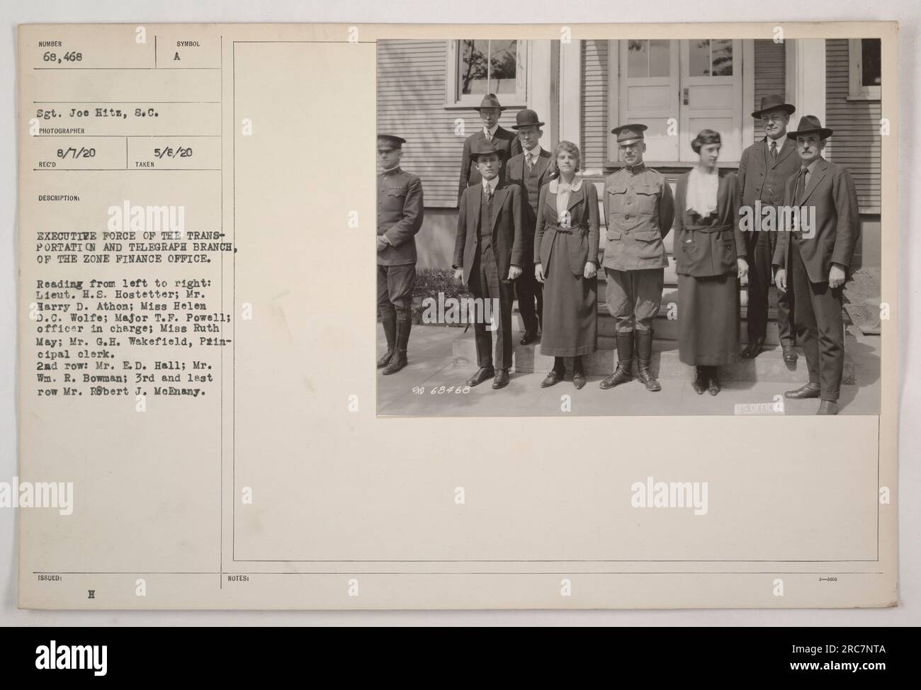 Members of the Executive Force of the Transportation and Telegraph ...