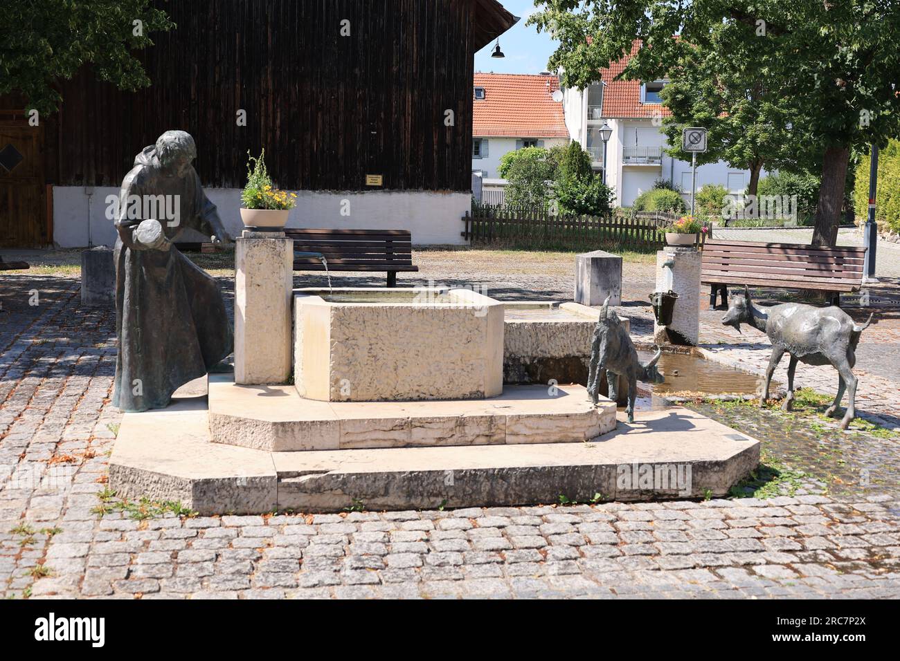 Impressionen aus der Altstadt von Aach in Baden-Württemberg Stock Photo ...