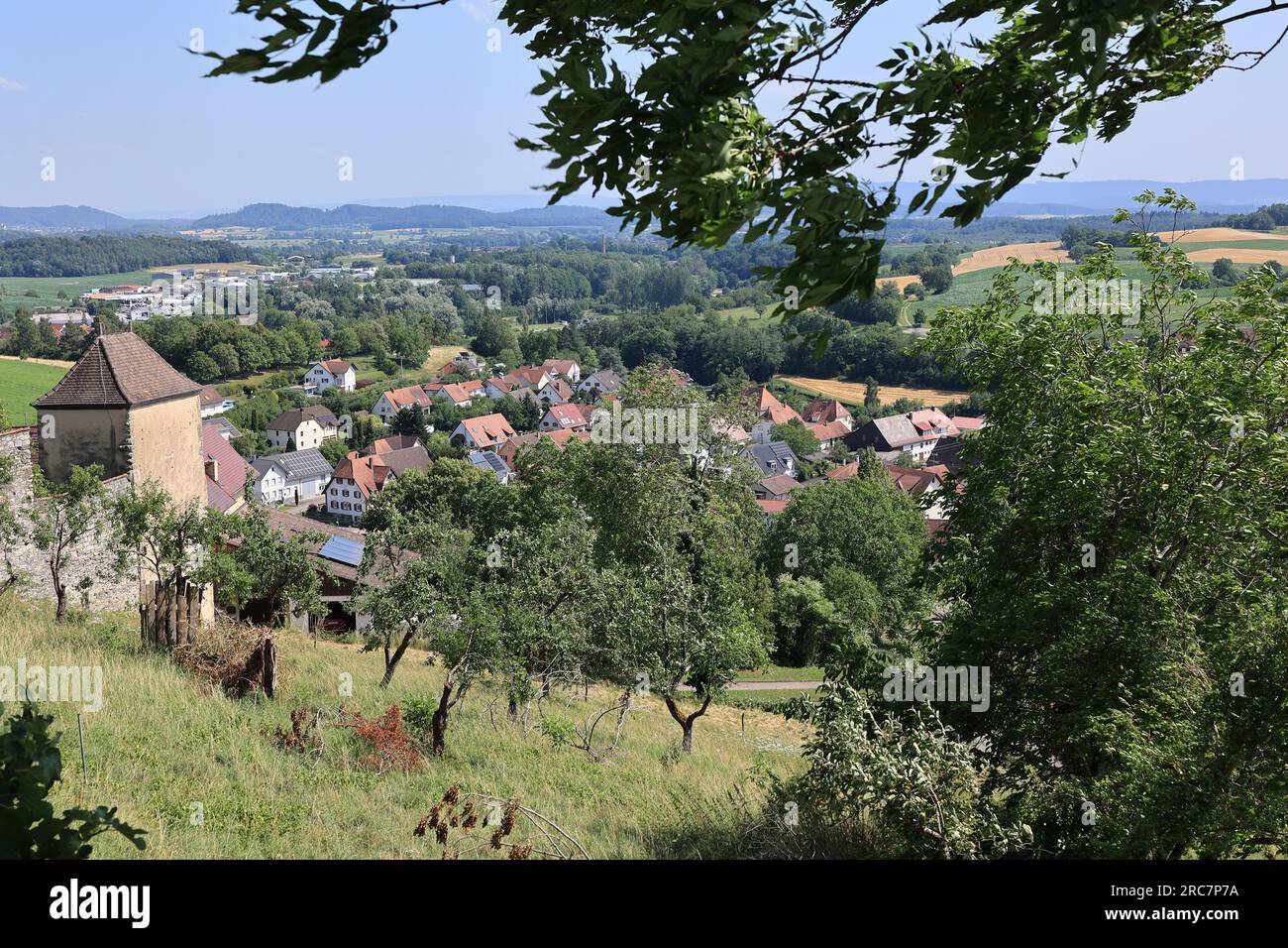 Impressionen aus der Altstadt von Aach in Baden-Württemberg Stock Photo ...