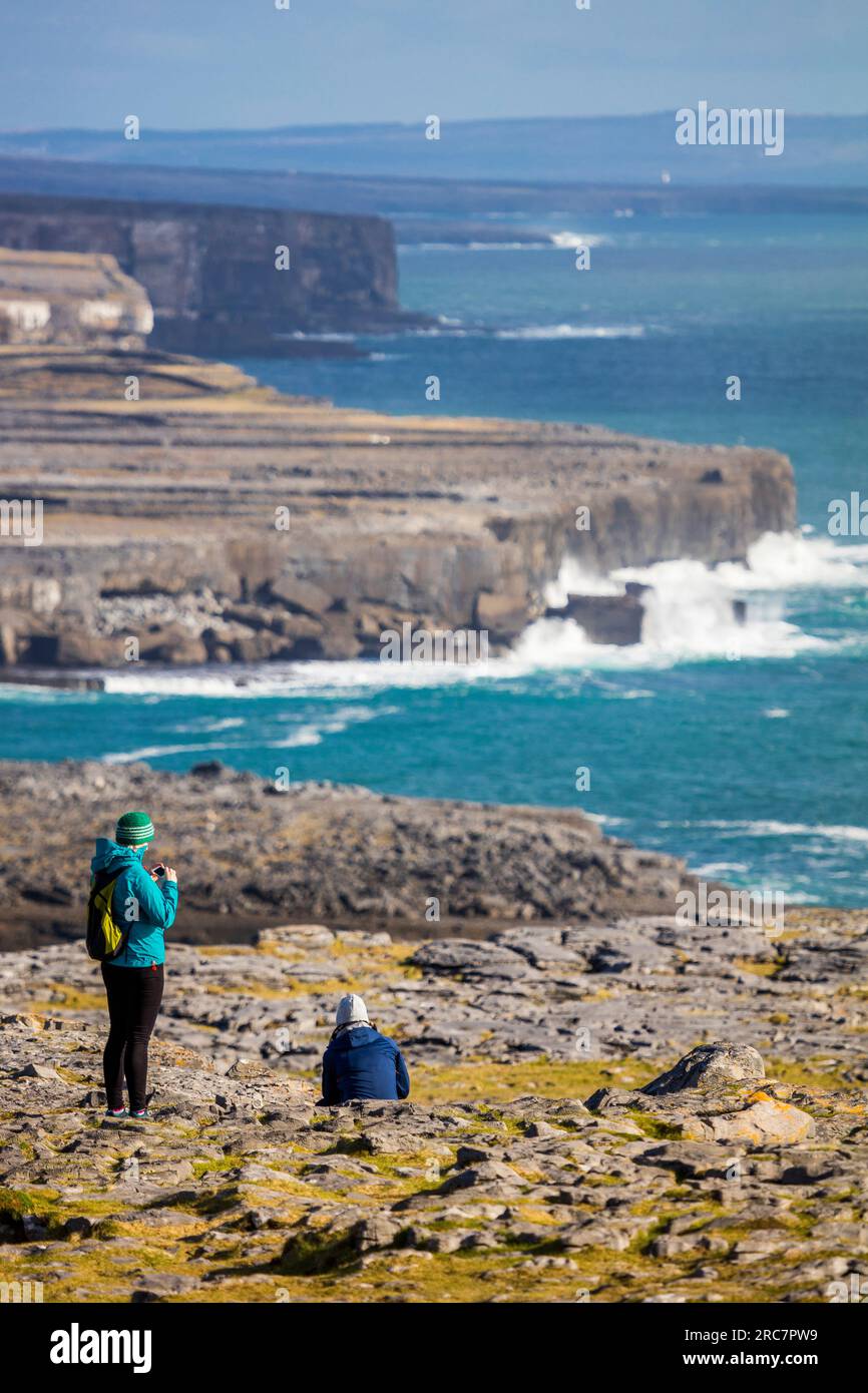 Inish More, Aran Island, Ireland,Dun Aonghasa Stock Photo - Alamy