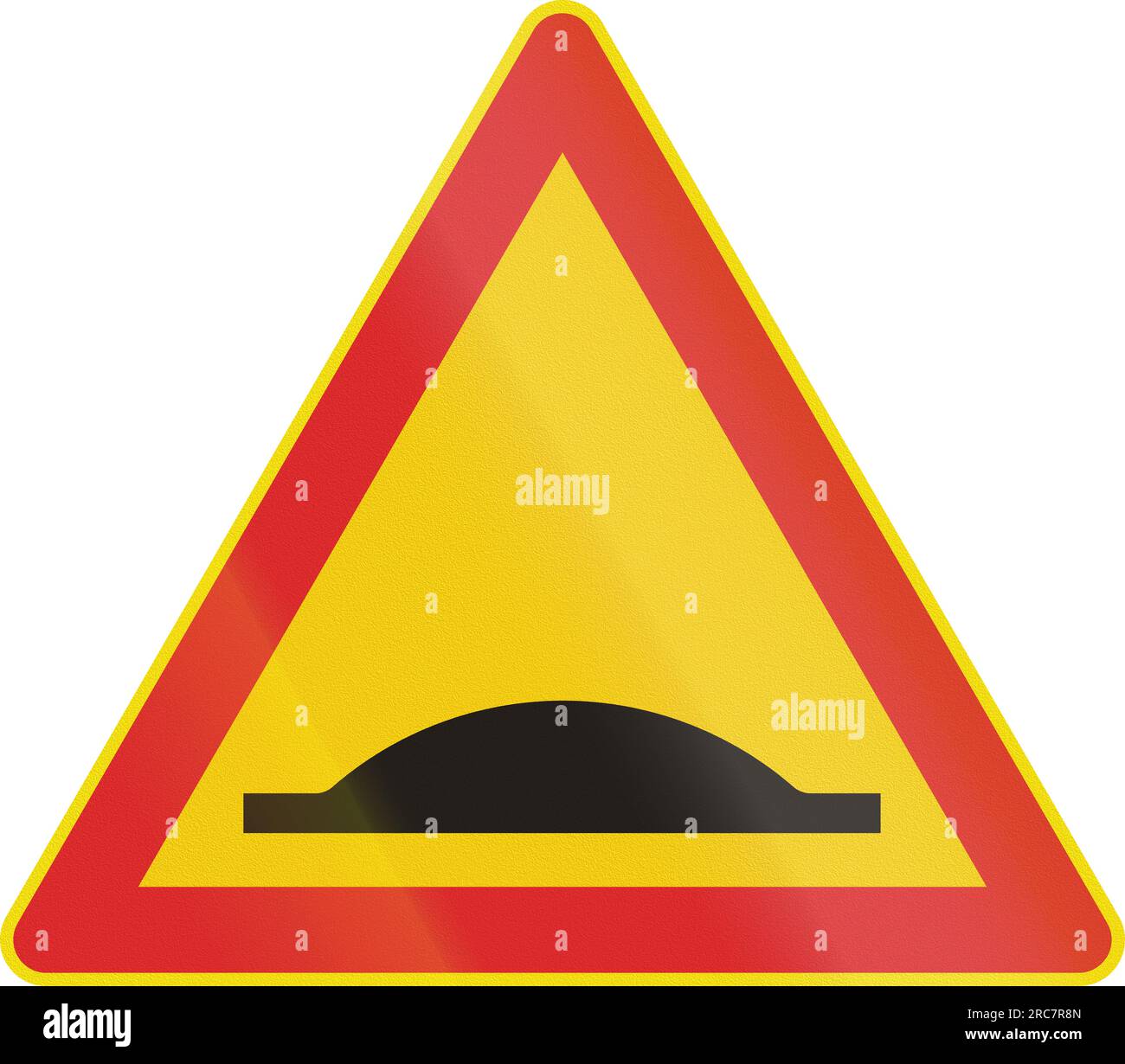 Road sign 141a in Finland - Speed bump Stock Photo - Alamy