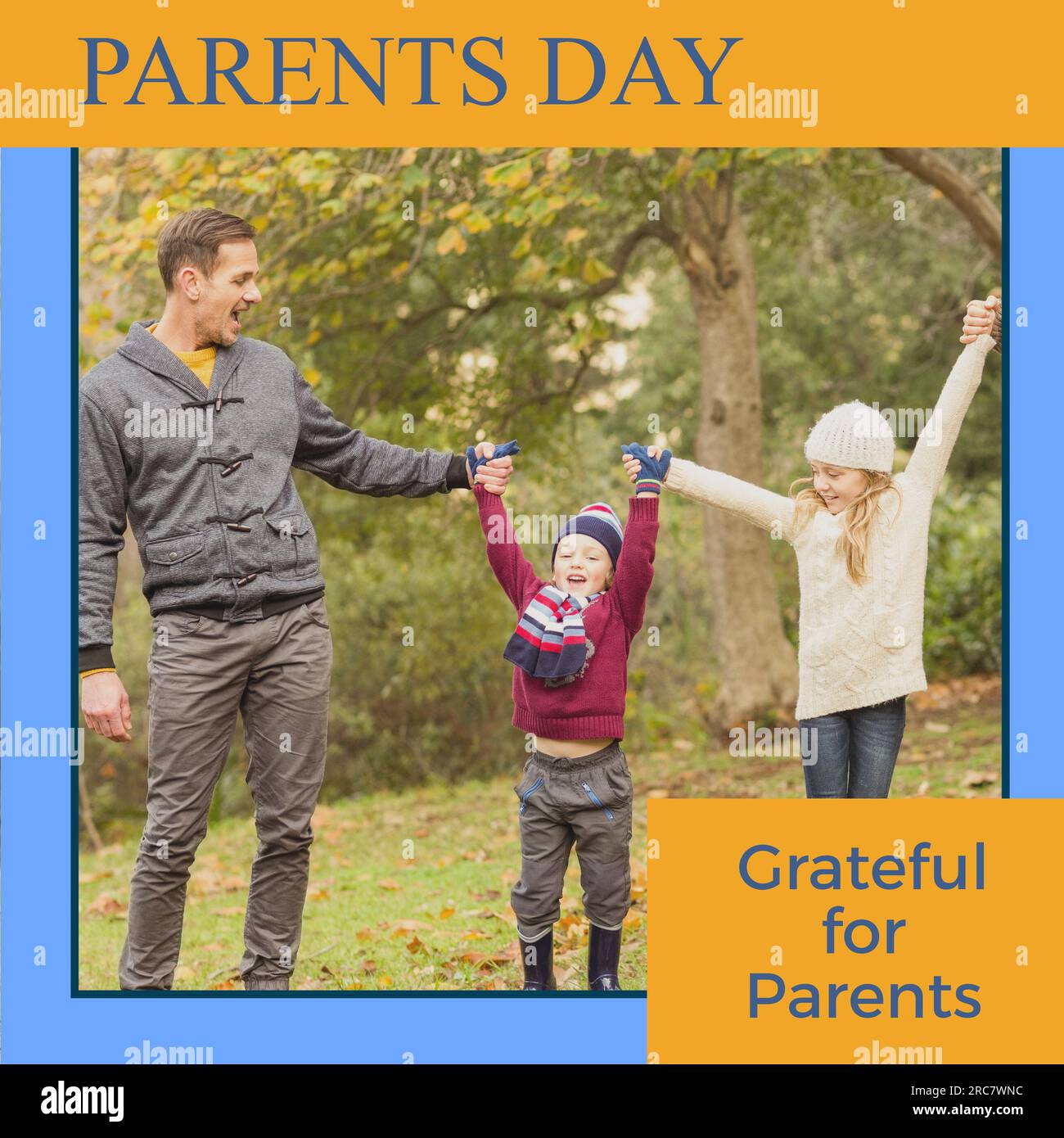 Mother father children cheering hi-res stock photography and images - Alamy