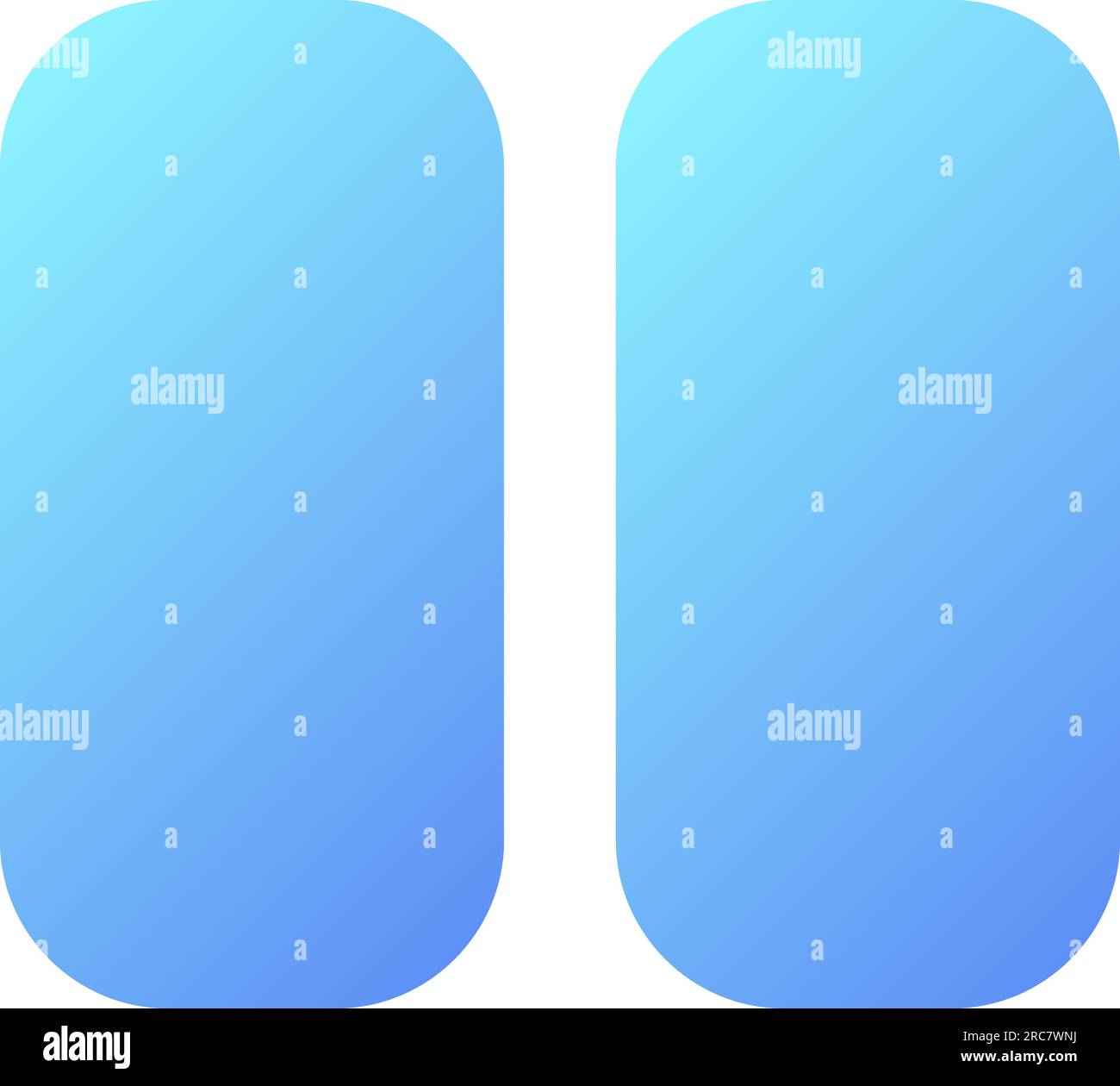 Pause pixel perfect flat gradient color ui icon Stock Vector Image & Art - Alamy