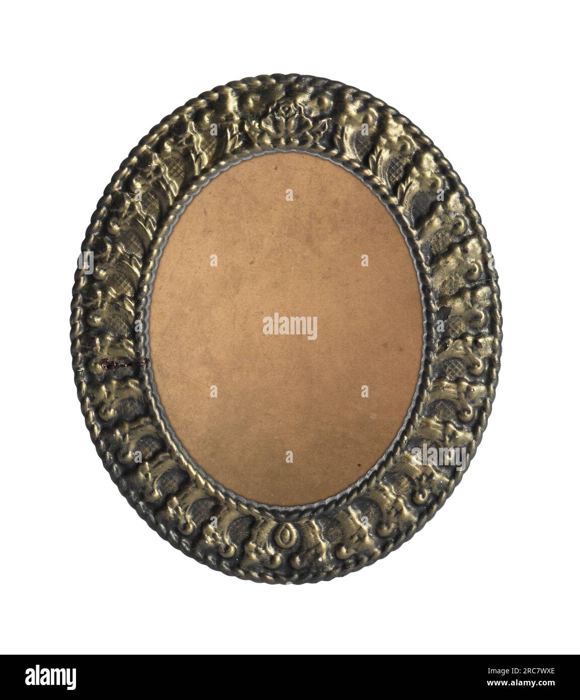 Beautiful empty vintage frame isolated on white Stock Photo - Alamy