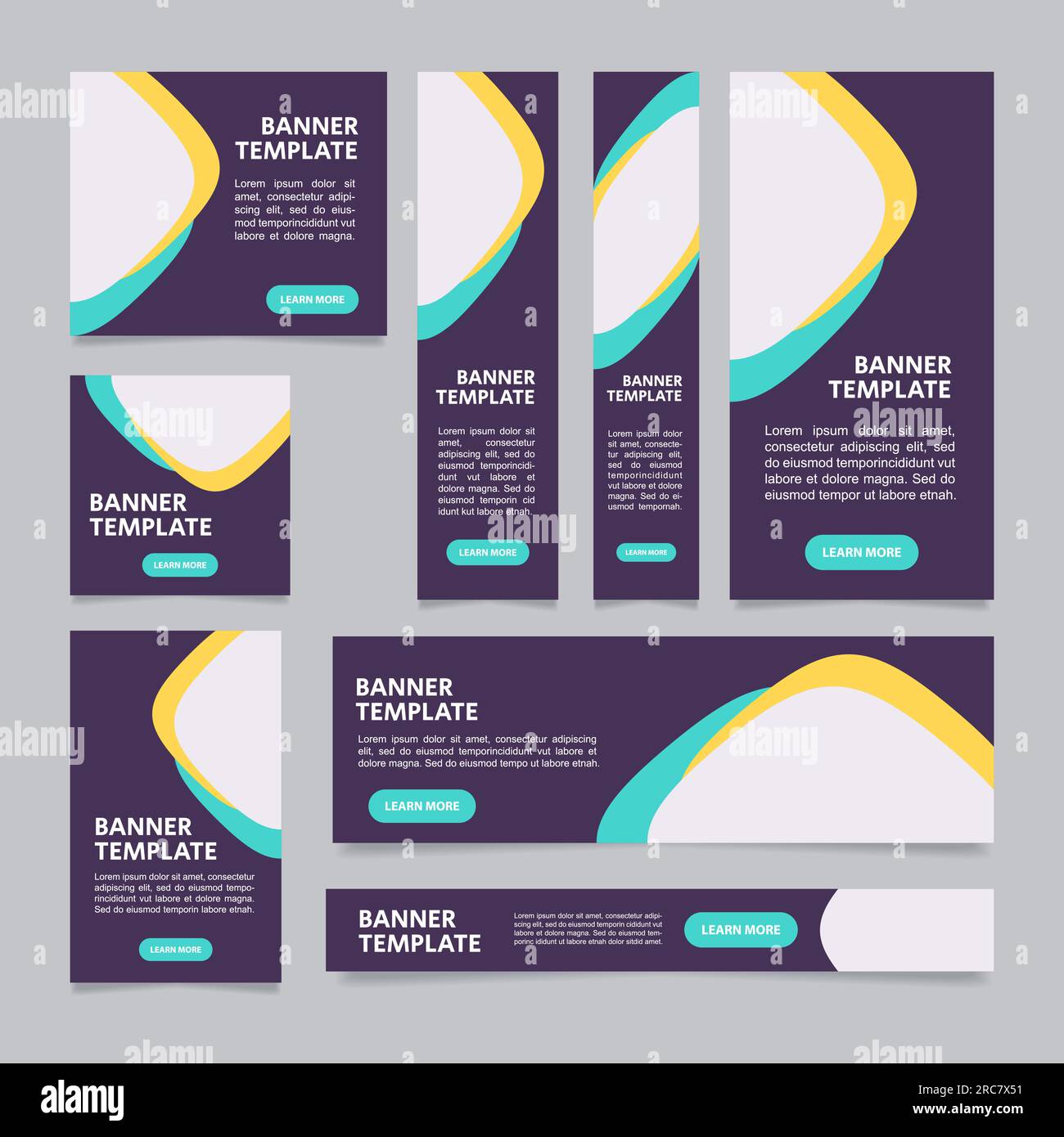 Hardware and tools store products web banner design template Stock ...