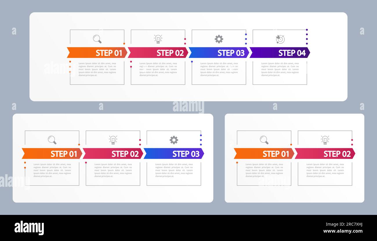 Consulting services infographic chart design template set Stock Vector ...
