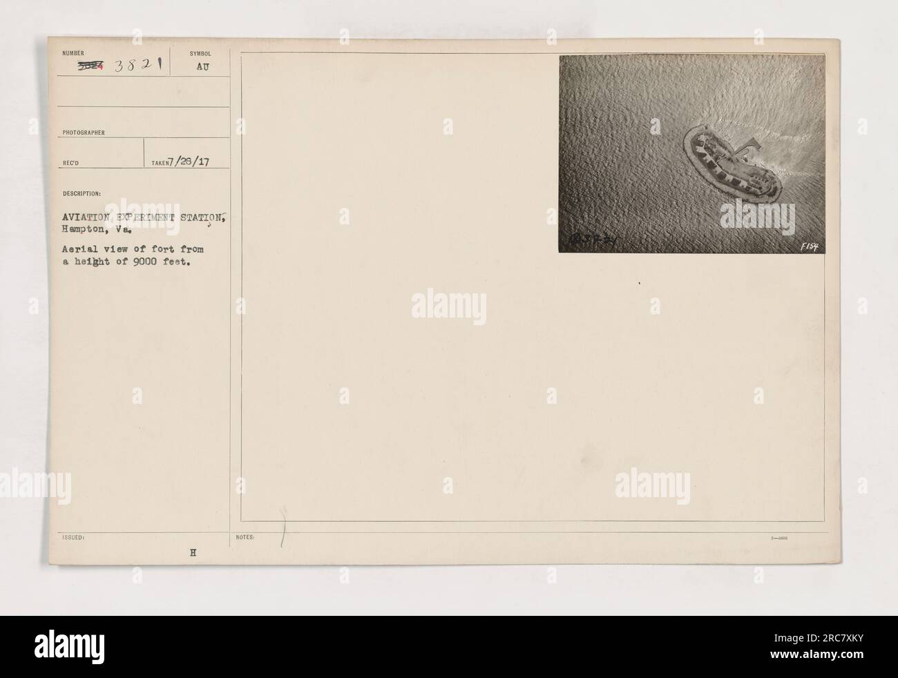 Aerial perspective of fortress monroe hi-res stock photography and ...